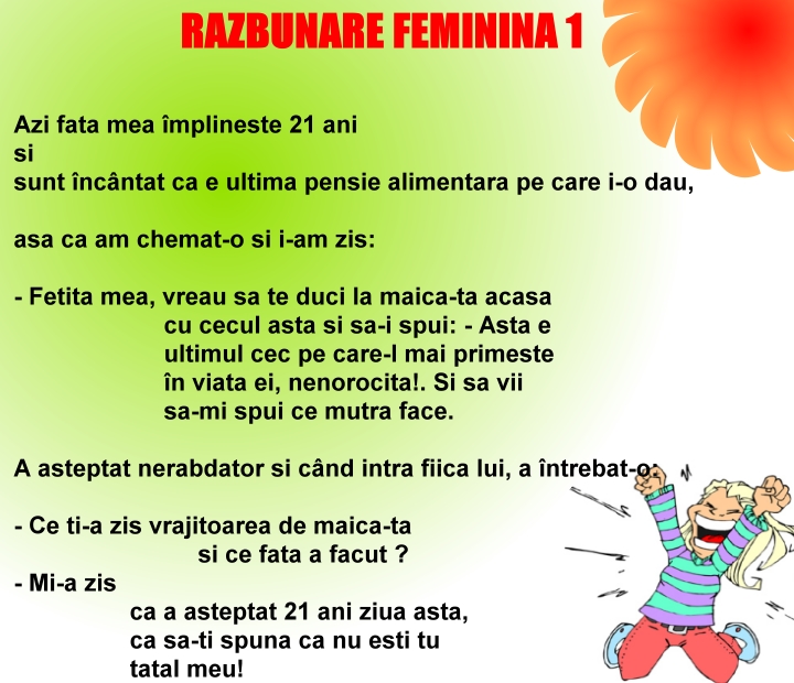 RAZBUNARE FEMININA -1 ~ Gigglesinclick.com