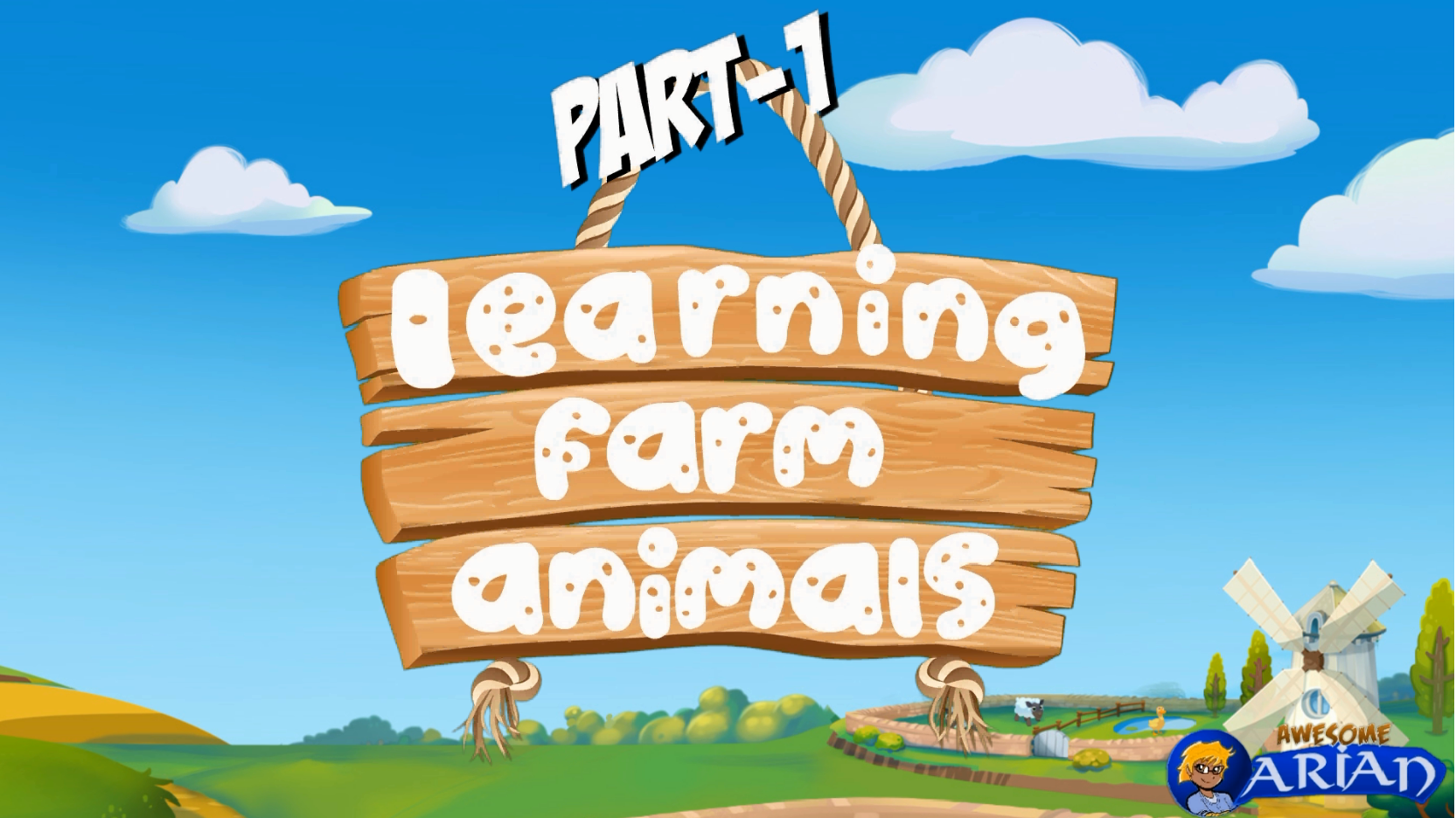COLOR COUNT FUN | Learning Farm animals and colors with sounds ...