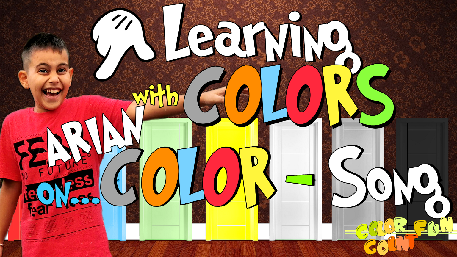 Learning colors with Arian on Kids Color Song and animation ...