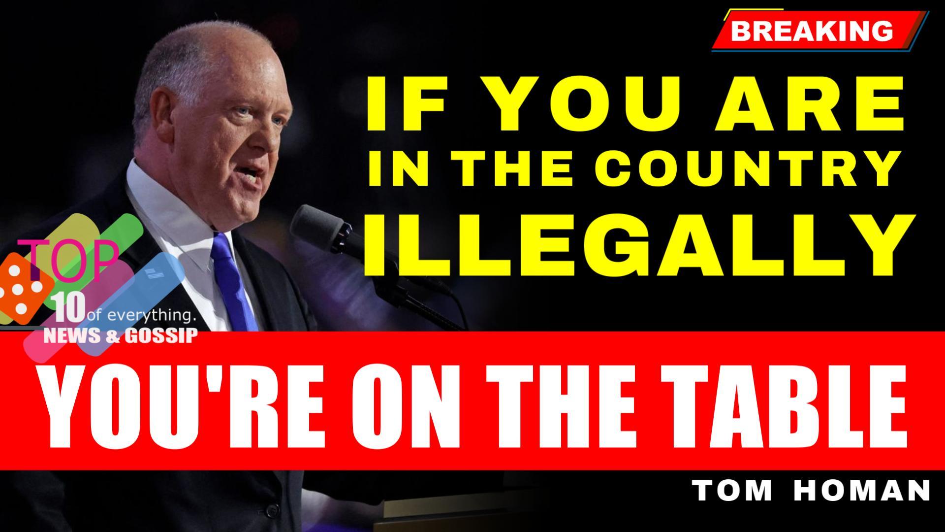 If you’re in the country illegally, you're on the table’: Trump 'border ...