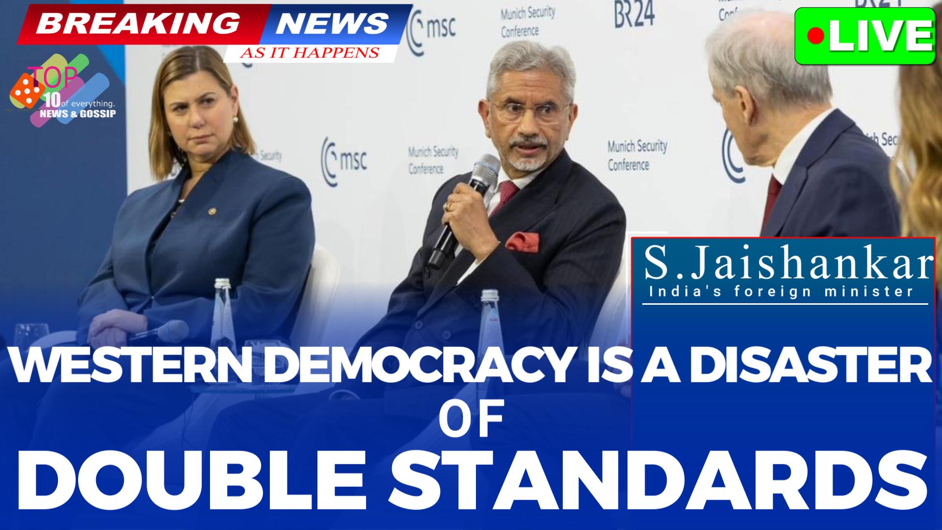 [BREAKING] S. Jaishankar at Munich Reveals: Western Democracy is Full ...